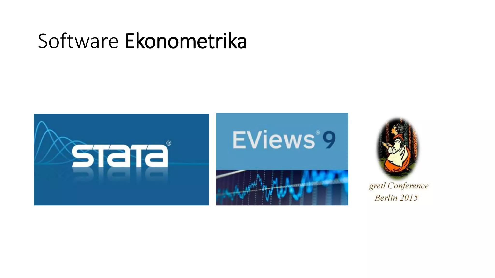 Software Gretl peramalan ekonometrika | PPTX