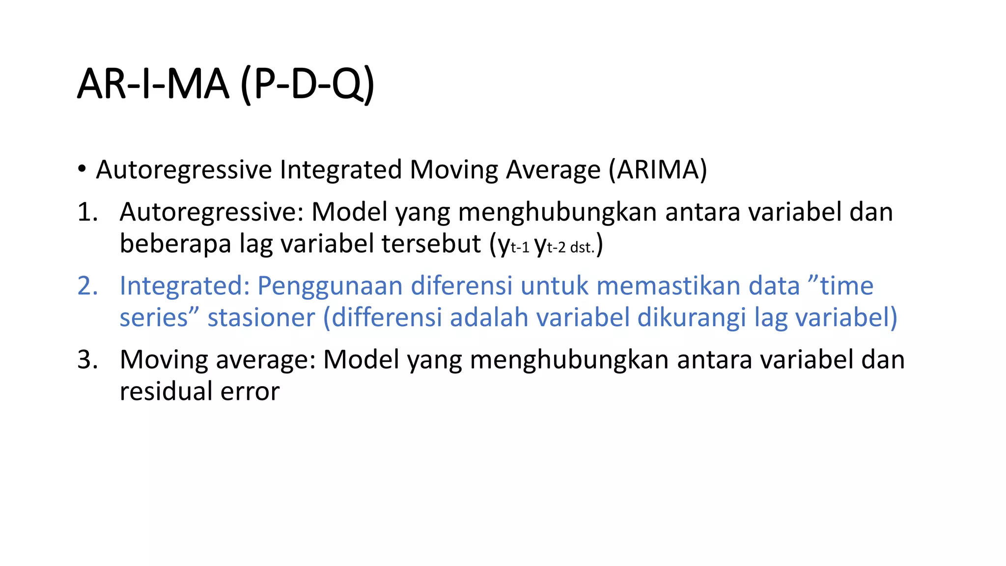 Software Gretl peramalan ekonometrika | PPTX