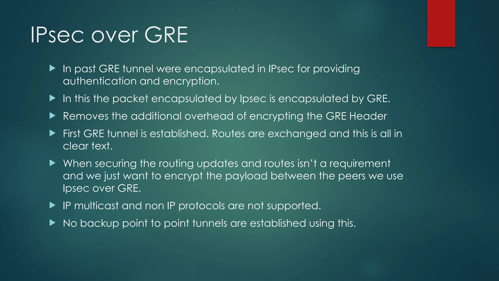 GRE tunnel, GRE over IPsec and ipsec over gre.pptx