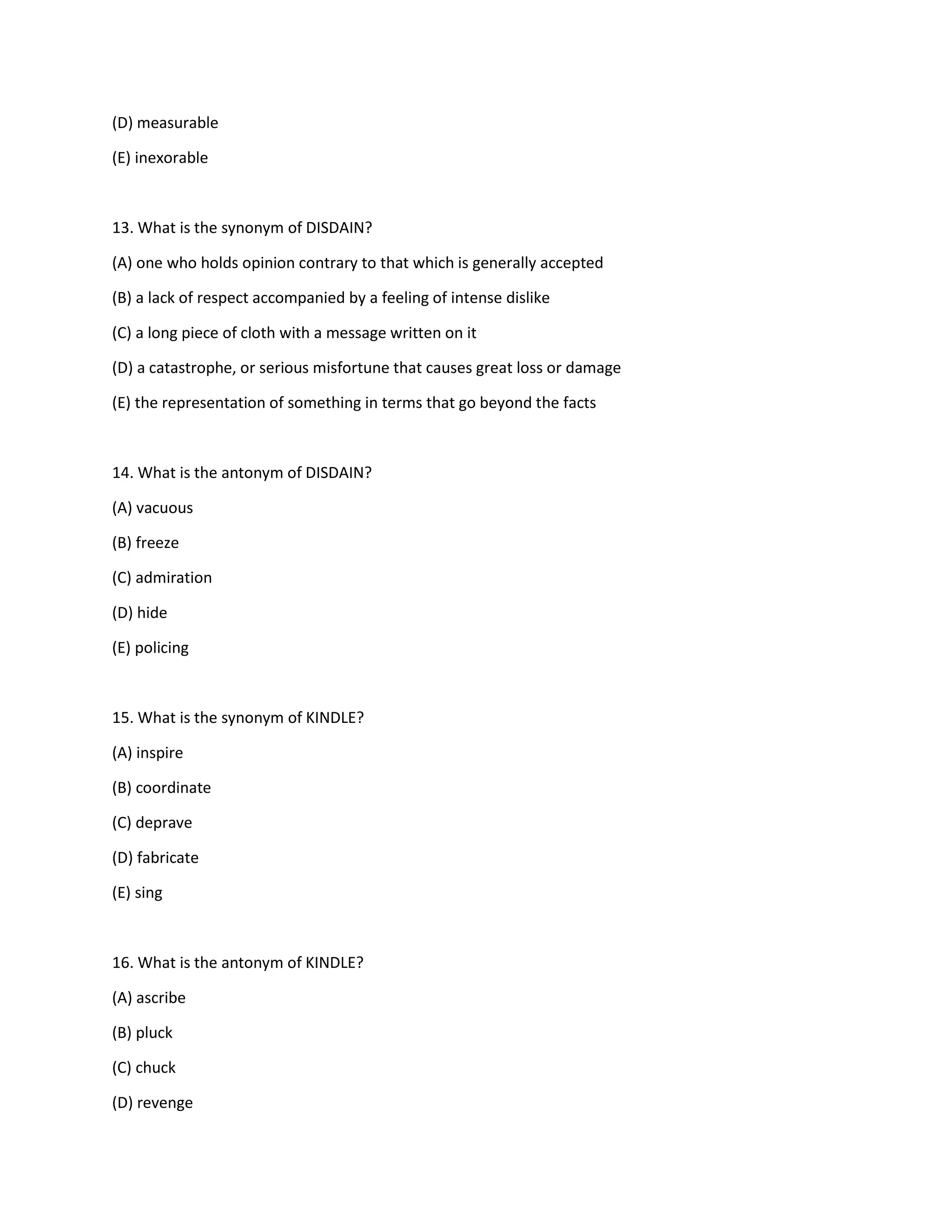 Gre Verbal Flashcards | PDF