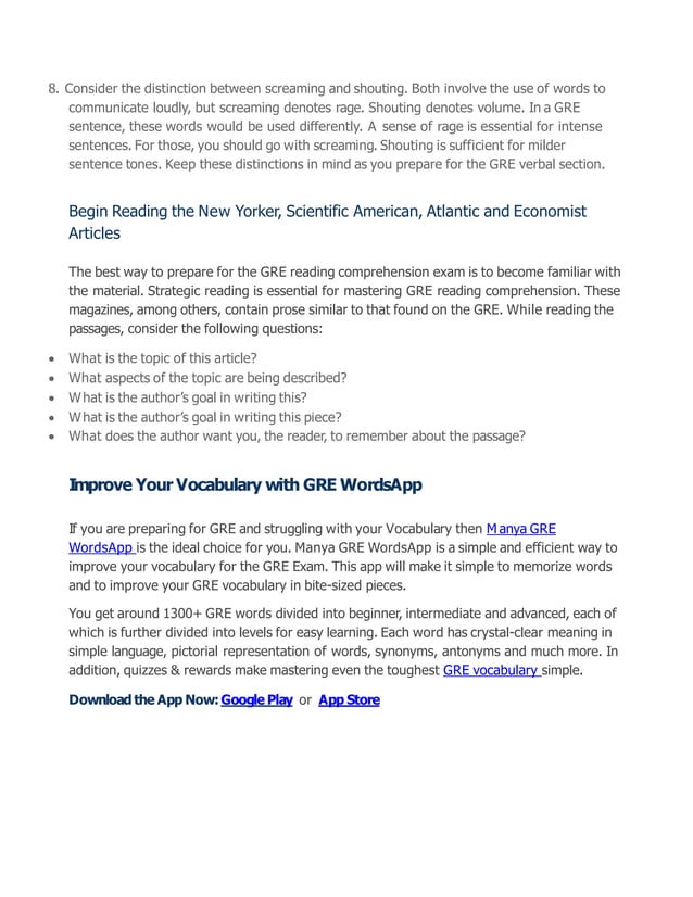 GRE Verbal Practice: Sample Questions and Answers | PPTX | Standardized ...