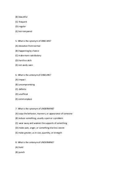 Gre Vocab Flashcards | PDF