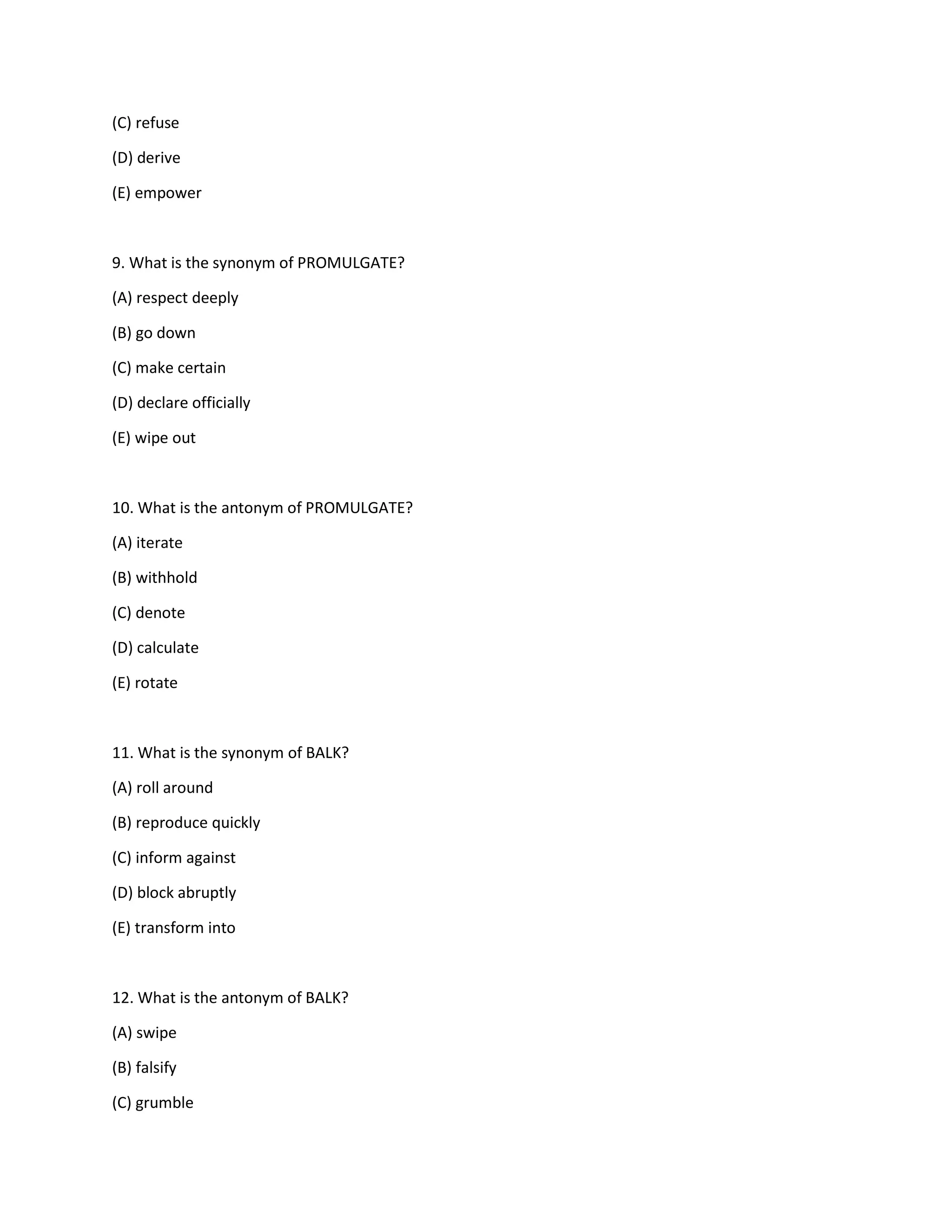 Gre Vocabulary 1300 Words | PDF