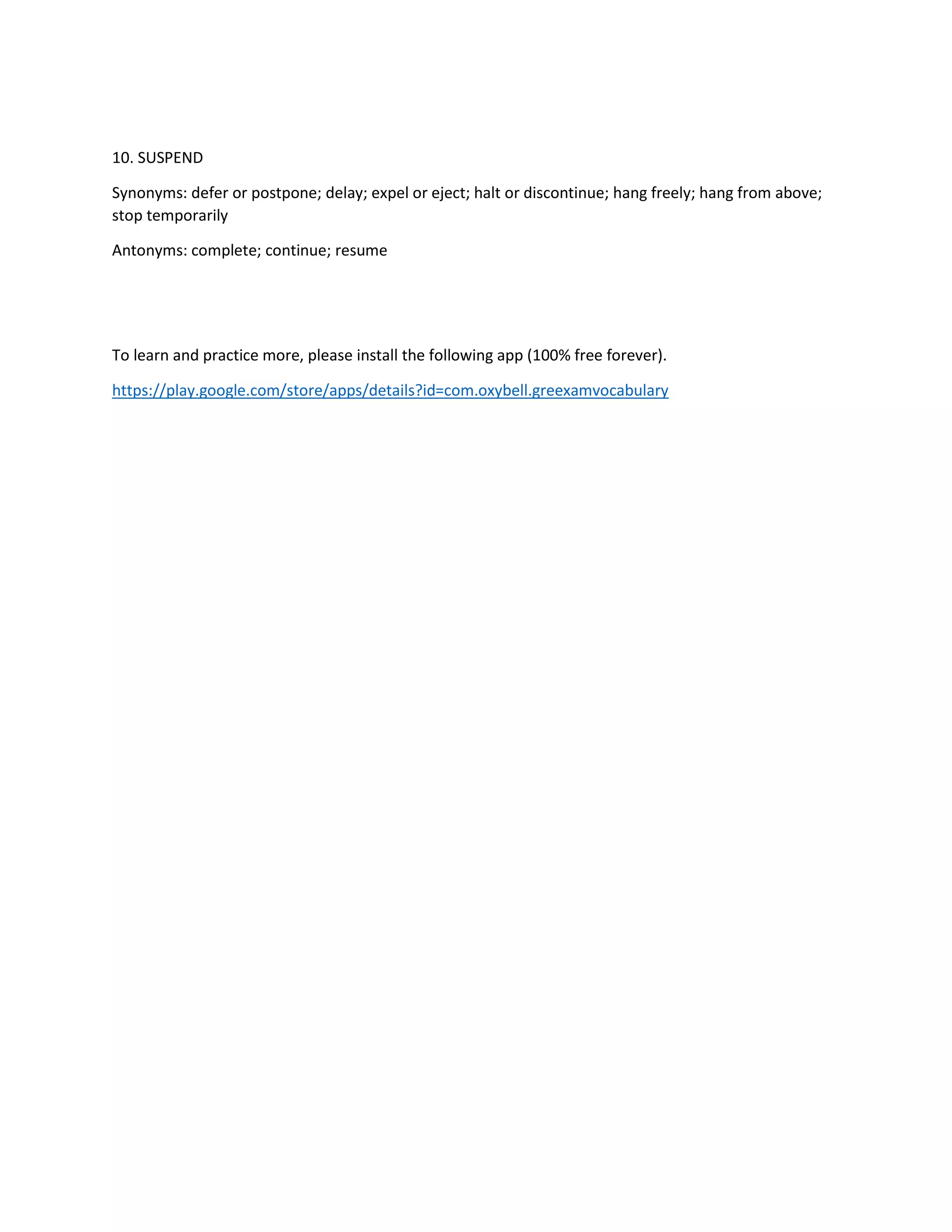 Gre Word Cards | PDF