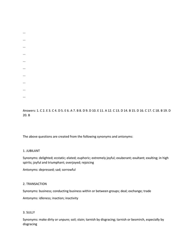 Gre Word List 2022 | PDF