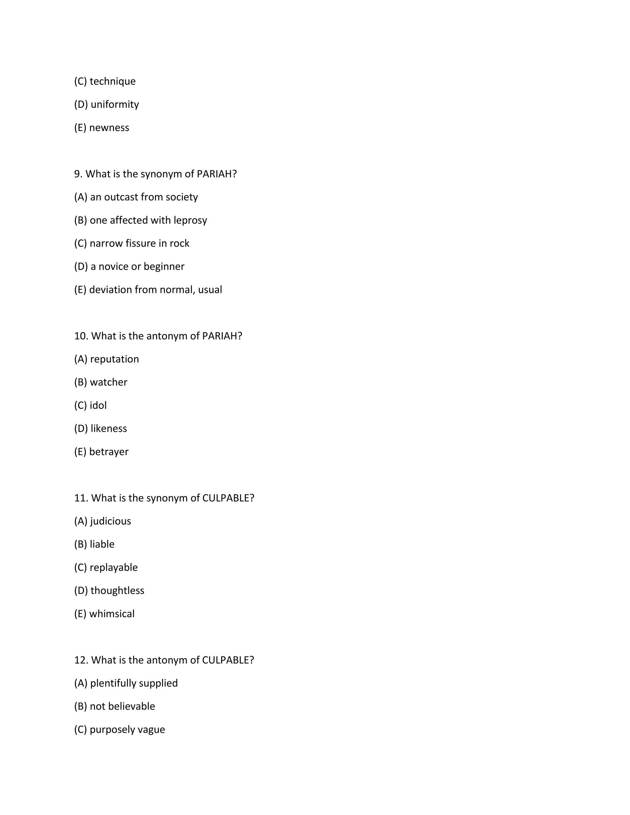 Gre Word List With Sentences | PDF