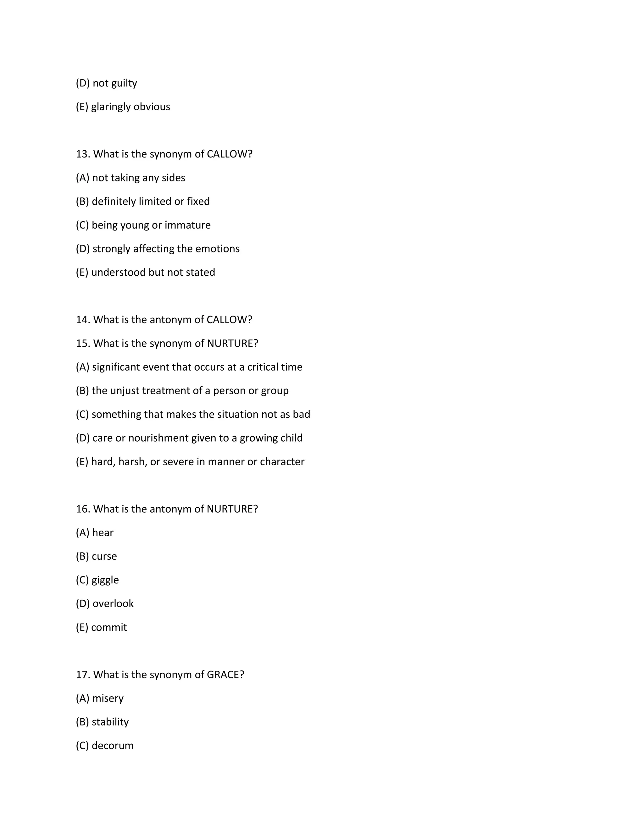 Gre Word List With Sentences | PDF