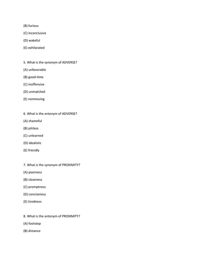 Gre Word List With Sentences | PDF