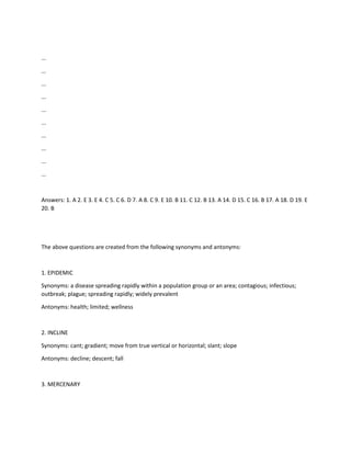 Best Sat Vocabulary Flashcards | PDF