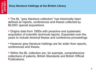 Grey literature - a hidden resource | PPT | Technology & Computing
