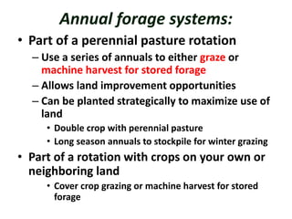 Improving whole Farm Forage Utilization for Sheep and Goat | PPTX