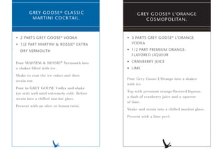 Grey Goose® Vodka: Copywriting by Walt Jaschek | PDF
