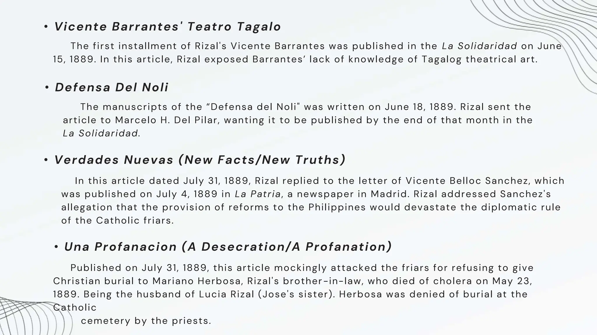 Jose Rizal Some Essays/Articles Presentation | PPTX