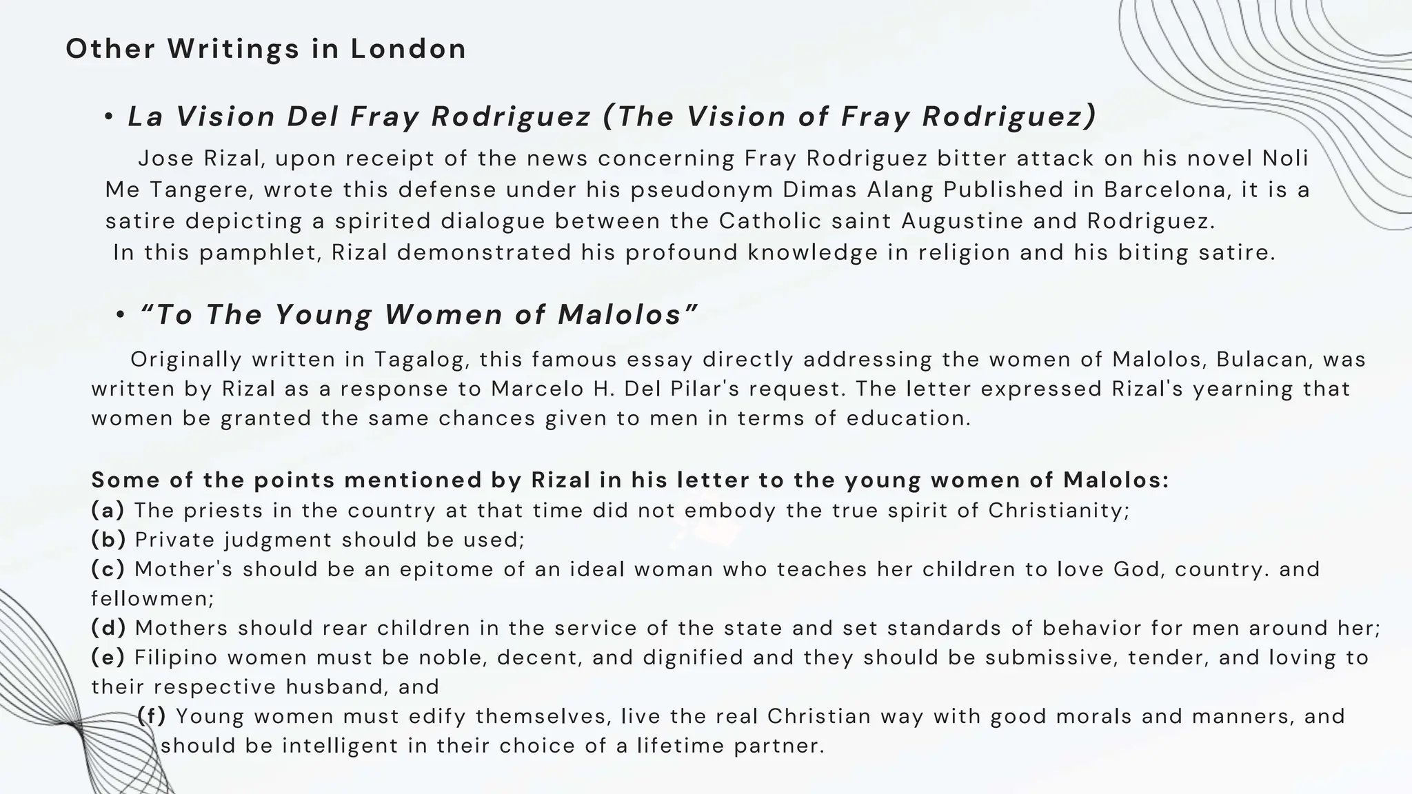 Jose Rizal Some Essays/Articles Presentation | PPTX