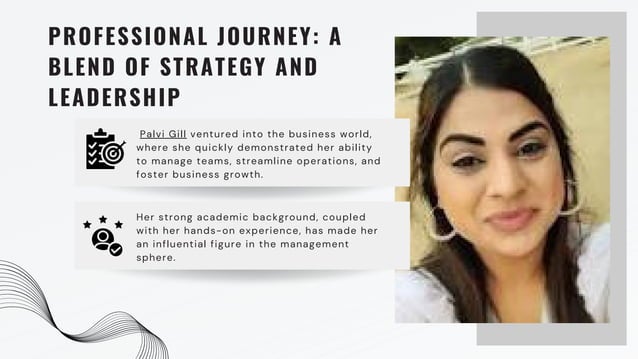 Palvi Gill: Professional Journey: A Blend of Strategy and Leadership ...