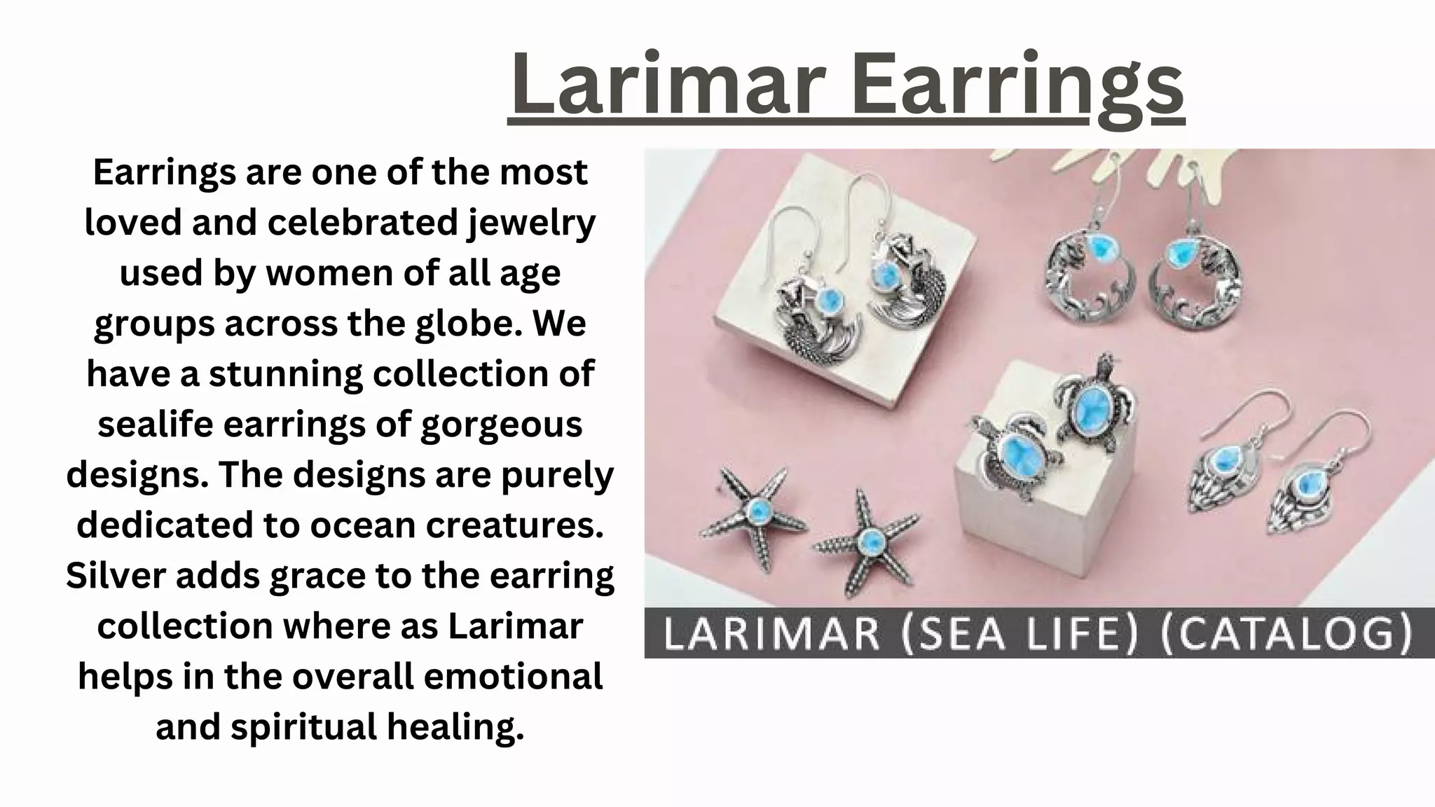 Larimar jewelry | PDF