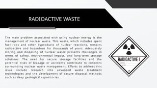 a presentation on nuclear waste management | PPTX