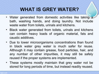 grey water management for environment engineering.ppt