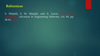 Grey Wolf Optimizer (GWO) (Swarm Intelligence) | PPTX