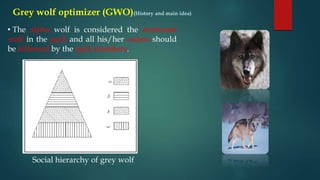 Grey Wolf Optimizer (GWO) (Swarm Intelligence) | PPTX