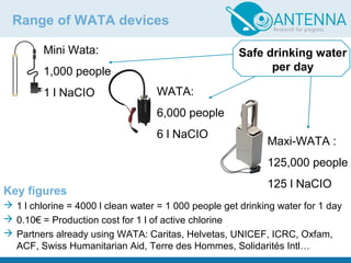 The Watasol Approach For A Sustainable Access To Safe Water | PPT