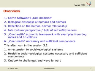 “One Health”: Theoretical Underpinnings to Understand its Potential | PDF
