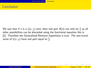 A Proof of the Generalized Riemann Hypothesis | PDF | Web Development ...