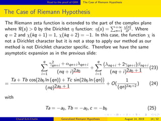 A Proof of the Generalized Riemann Hypothesis | PDF