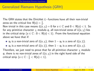 A Proof of the Generalized Riemann Hypothesis | PDF