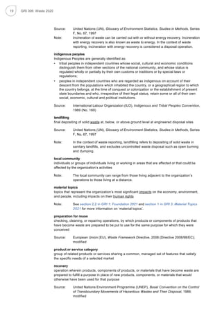 GRI Guidelines for Waste Management Reporting | PDF