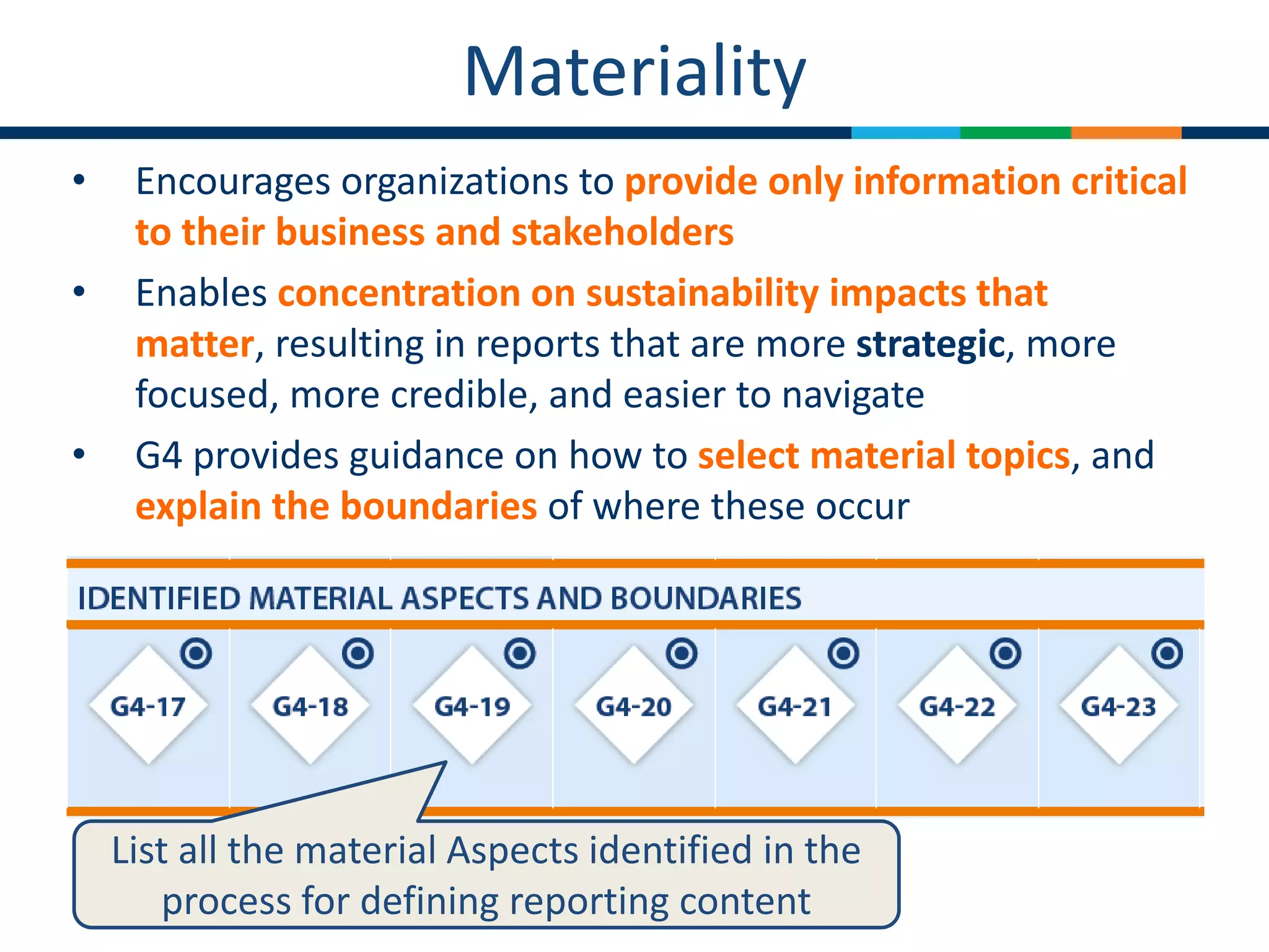 GRI, Sustainability Reporting and G4 | PPTX