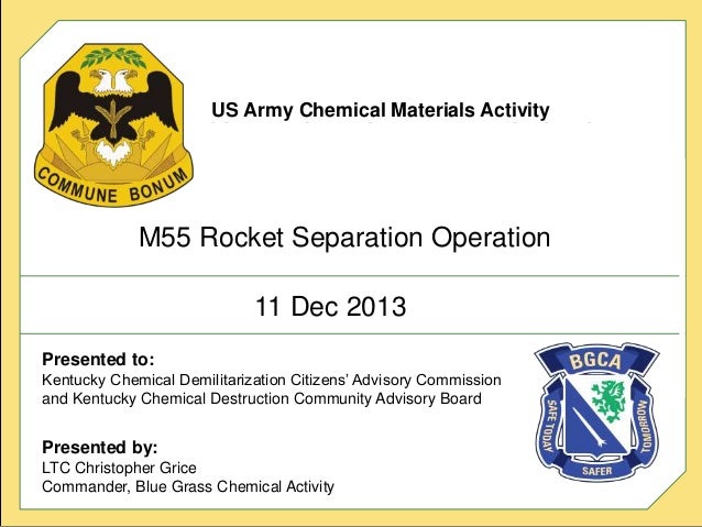 M55 Rocket Separation Operation 11 Dec 2013