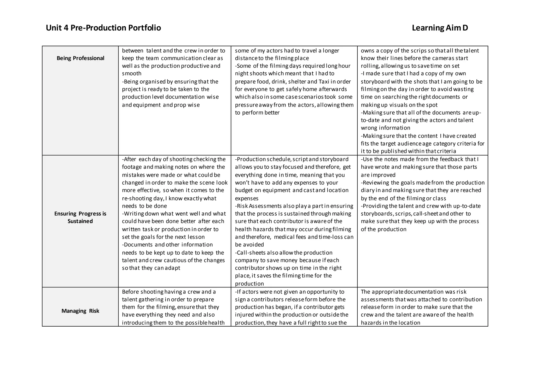 Evaluation Grid | DOCX
