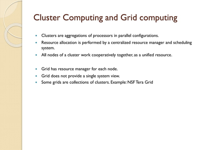 Grid and cluster_computing_chapter1 | PPT