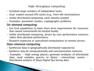 Grid applications | PPT