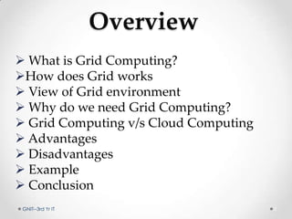 Grid computing | PPT