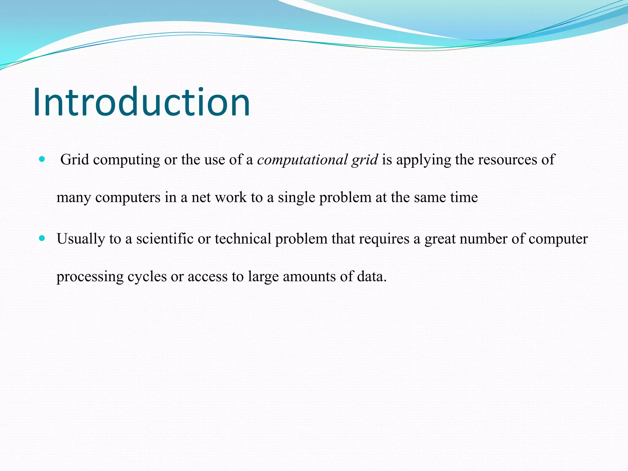 Grid computing Seminar PPT | PPTX
