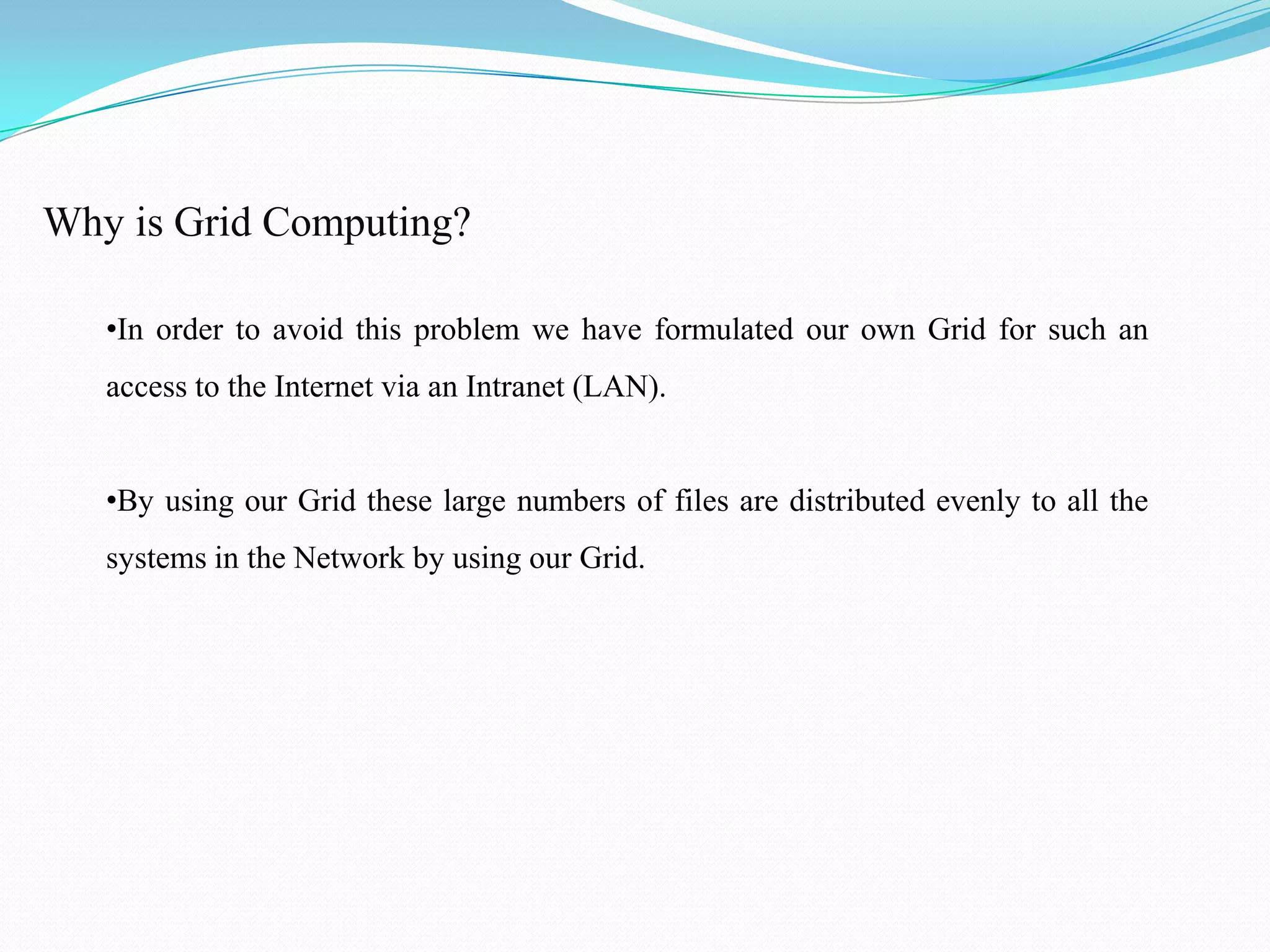Grid computing Seminar PPT | PPT