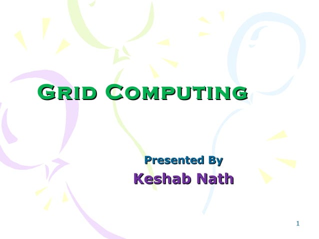 Grid computing | PPT