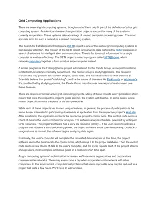Grid computing dis | DOCX