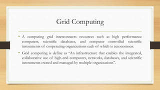 Grid computing | PPT