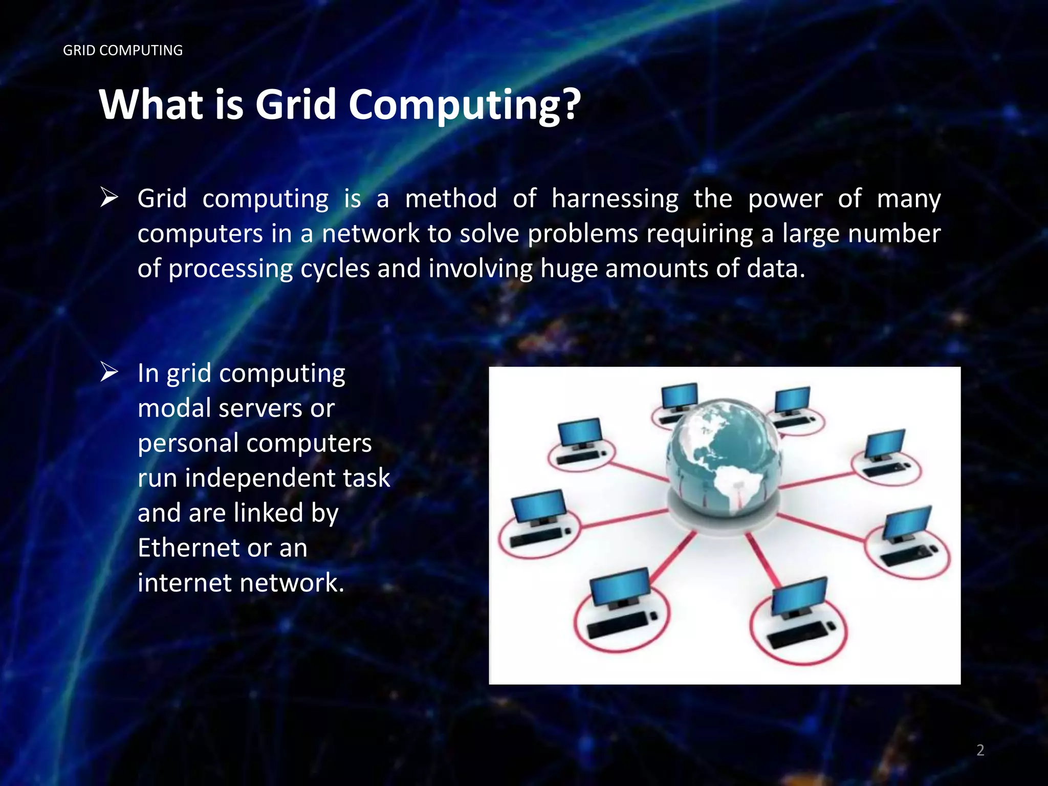 Grid computing | PPTX