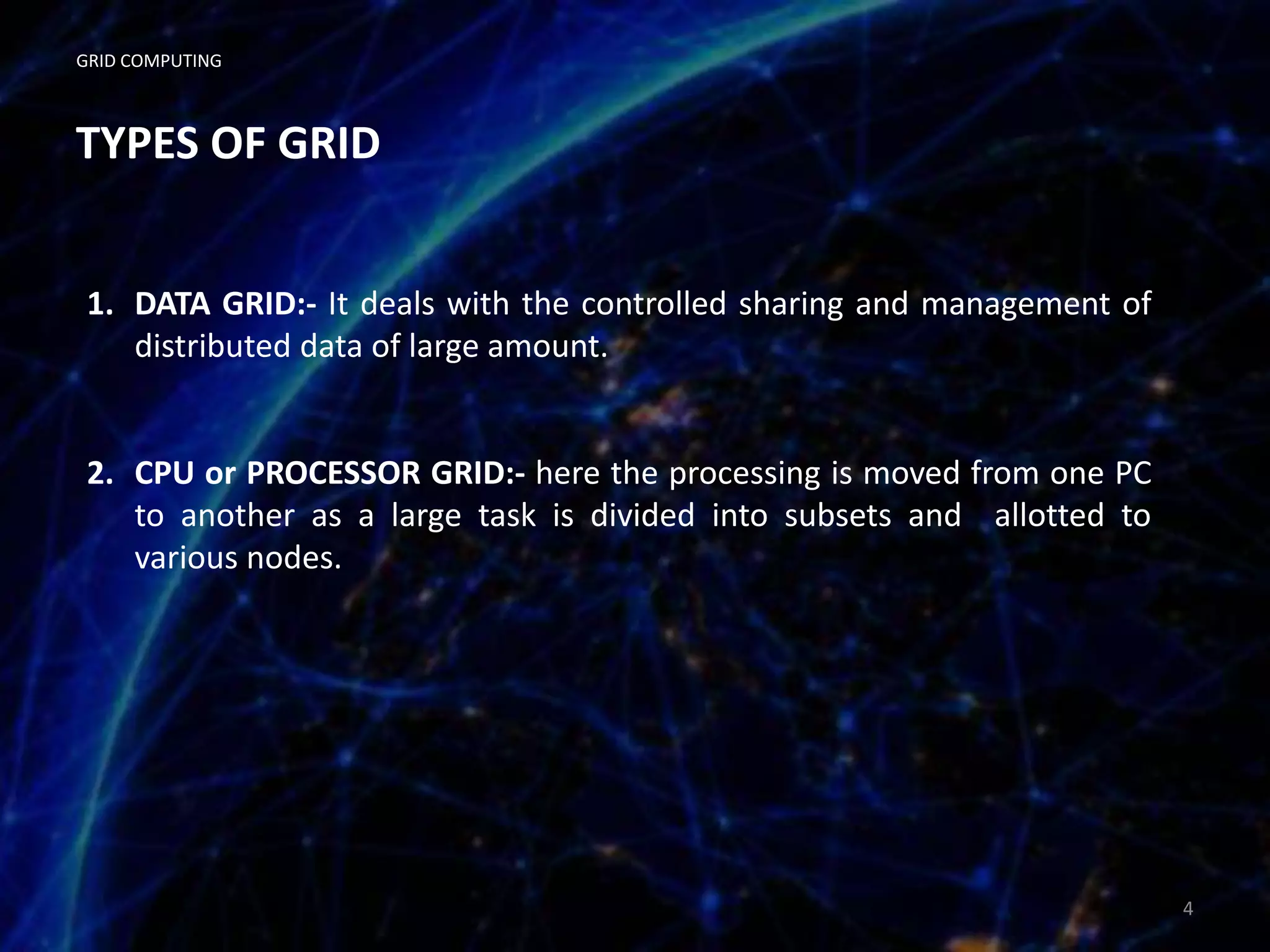 Grid computing | PPTX