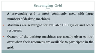 Grid Computing and it's applications.PPTX