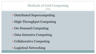 Grid Computing and it's applications.PPTX