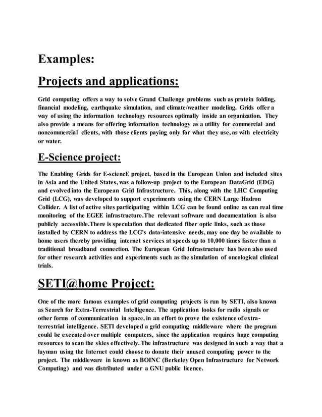 Grid computing assiment | PDF