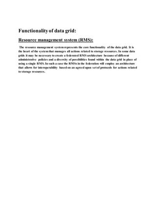 Grid computing assiment | PDF