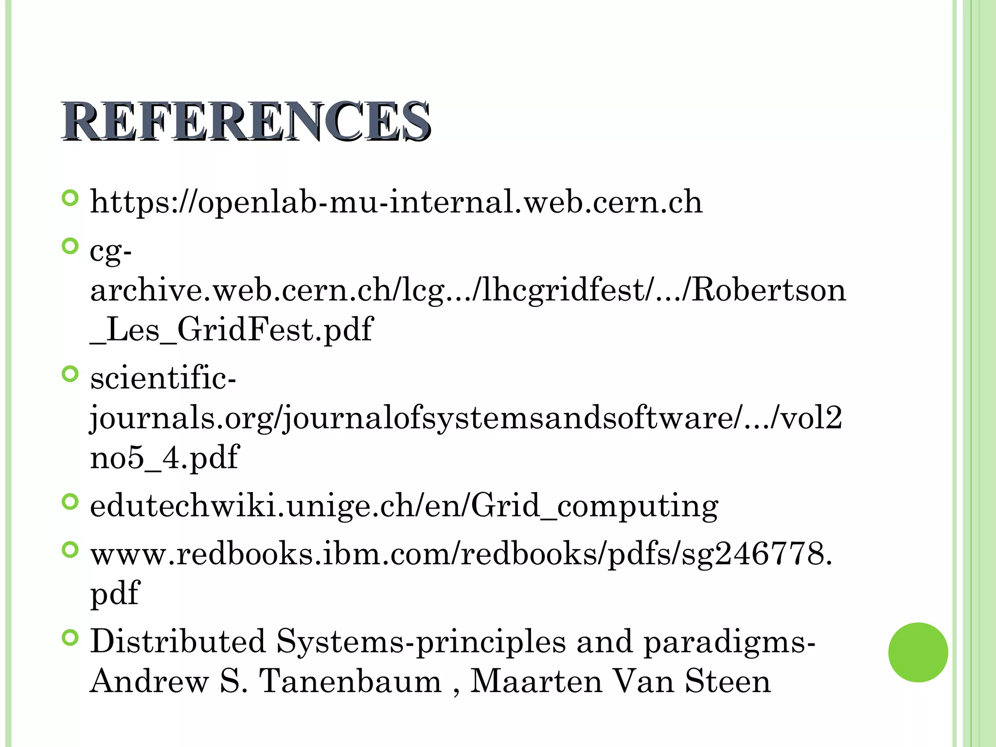 Grid computing & its applications | PPT