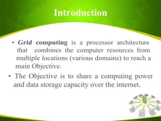 Grid computing | PPTX
