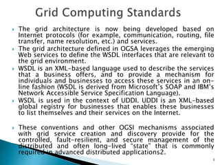 Grid computing standards | PPT